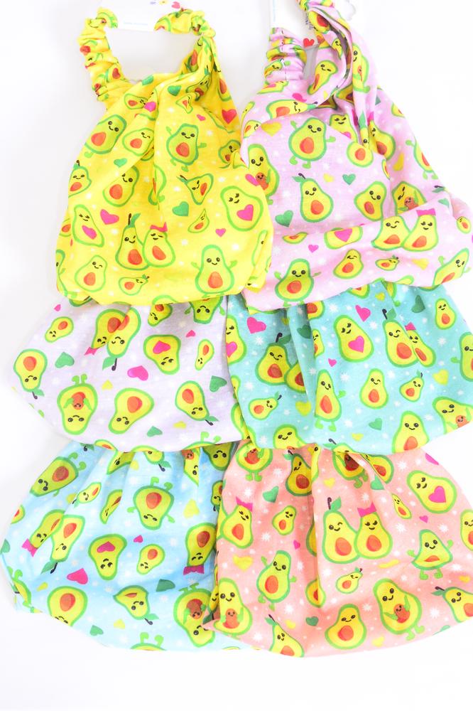 Headband Turban Wide Cotton Stretch Avocadorable Multi / 12 pcs = Dozen ...