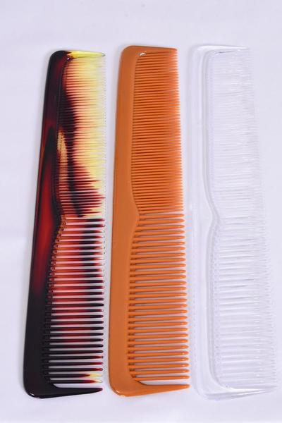 Comb 9 inch Breakable Dresser Comb Natural / 12 pcs Comb = Dozen Size ...