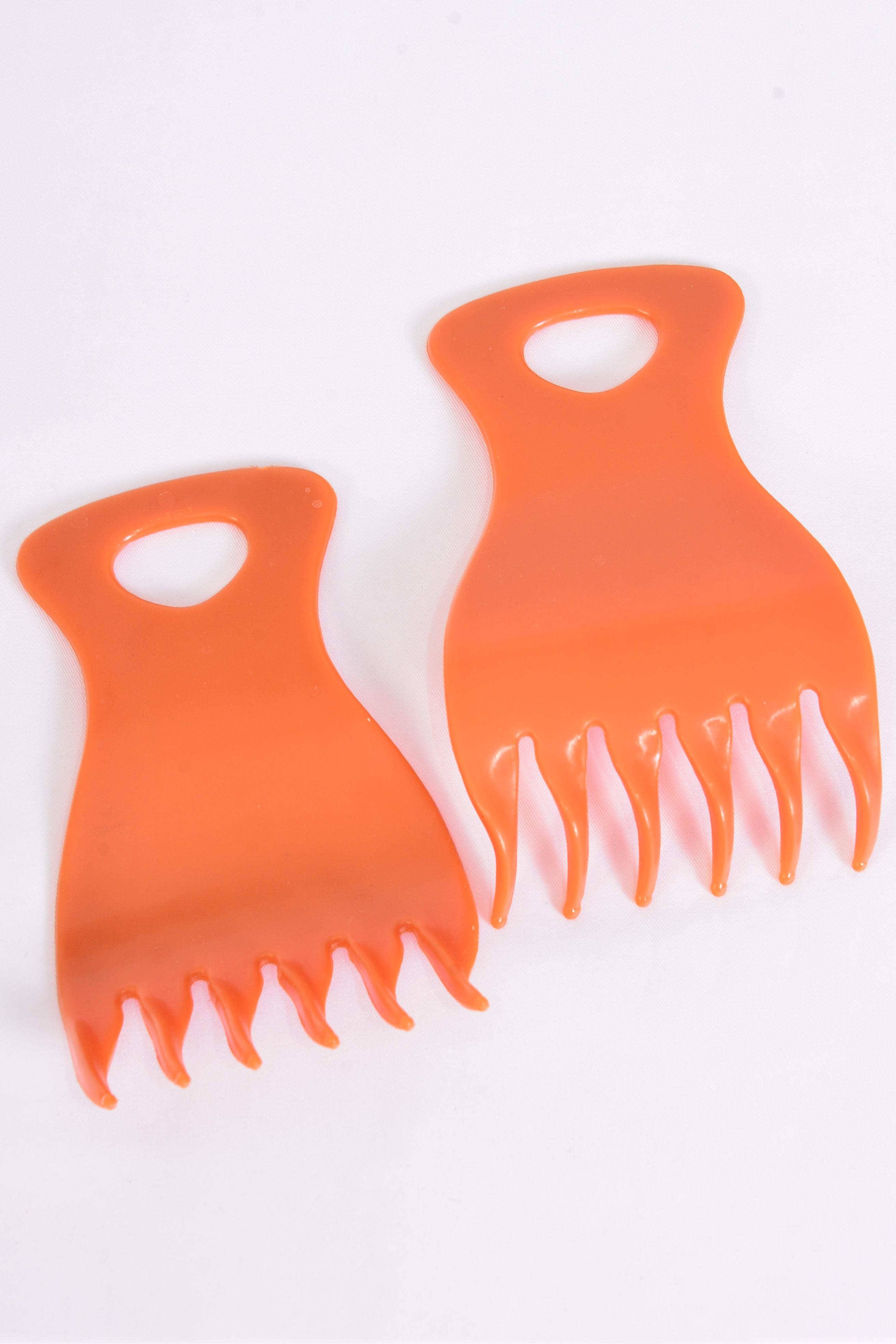Comb Salon Pick Bone Color / 12 pcs = Dozen Size - 5" x 2.75" Wide ...