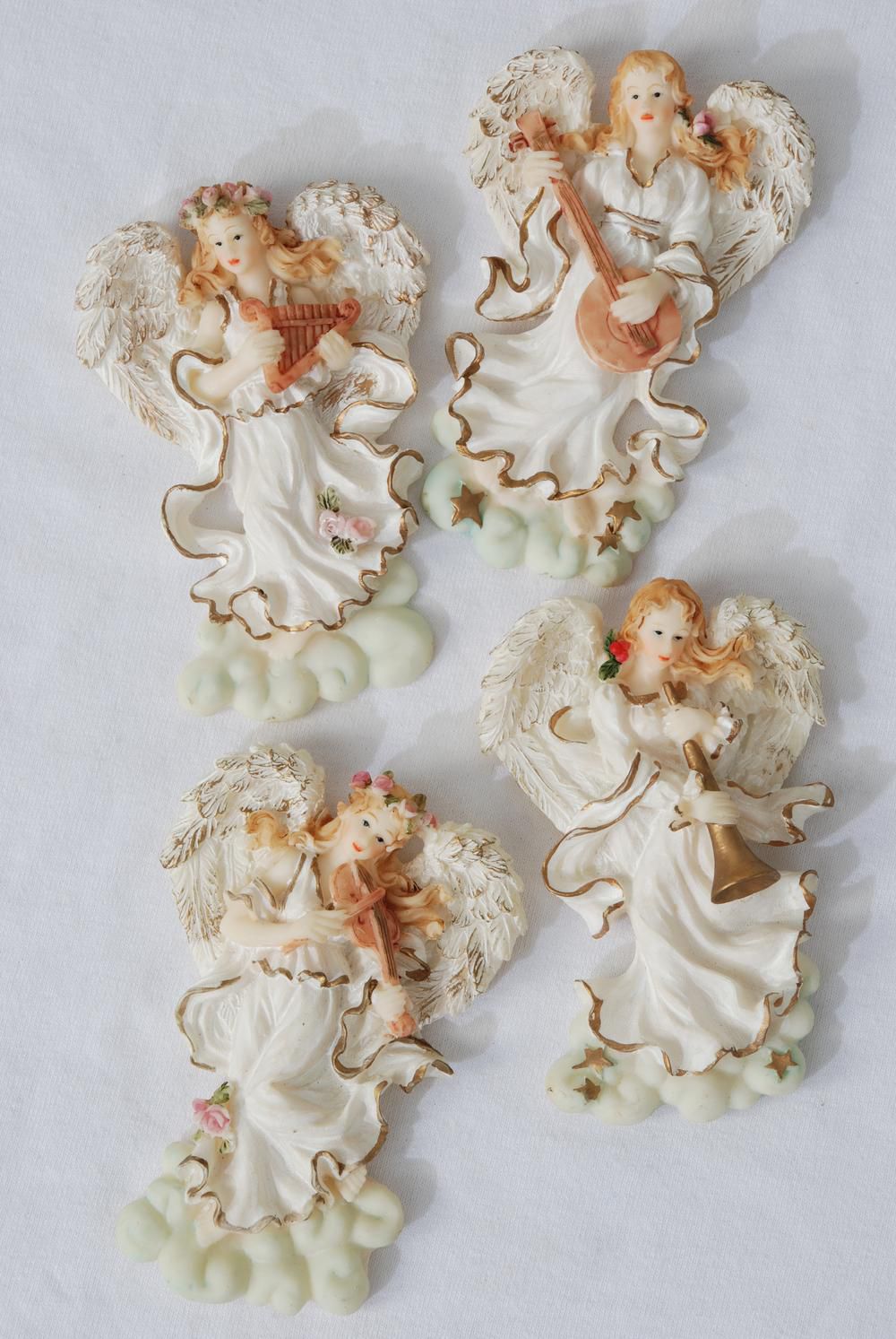 Figurine Angel Magnet White Angel White Dress / 12 pcs Angel = Dozen ...